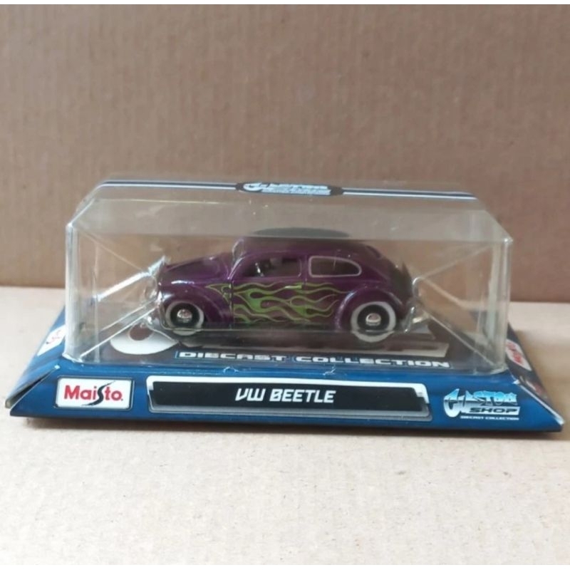 Jual maisto chopped volkswagen vw beetle bug custom shop 1/64 diecast ...