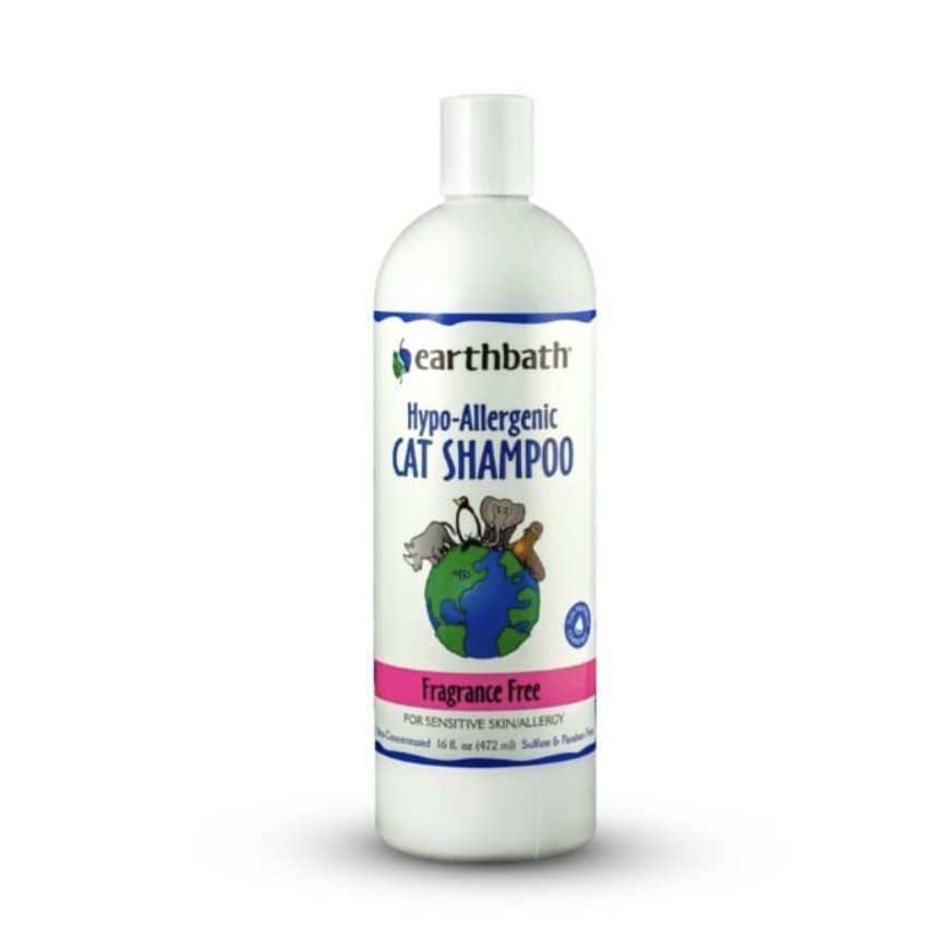 Jual EARTHBATH Hypoallergenic Fragrance Free Cat Shampoo 16oz - Shampoo ...