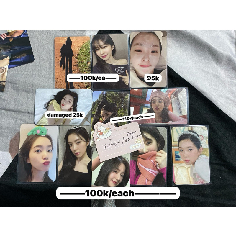 Jual PC PHOTOCARD IRENE RED VELVET. BACA DESKRIPSI!! | Shopee Indonesia