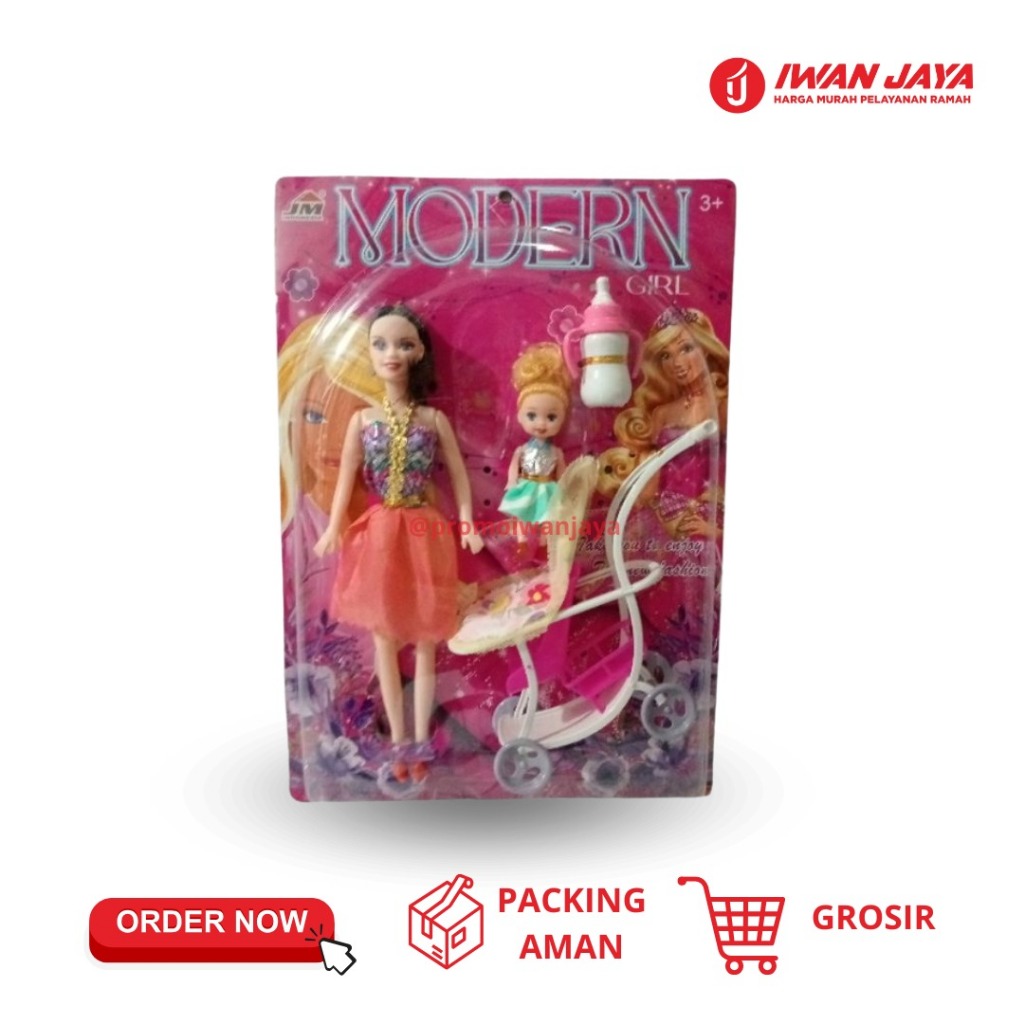 Jual MAINAN BARBIE + TROLI JM205-B - MAINAN EDUKATIF DAN SERU UNTUK SI ...