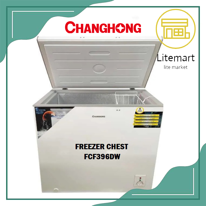 Jual CHANGHONG CHEST FREEZER 330L FCF396DW | Shopee Indonesia