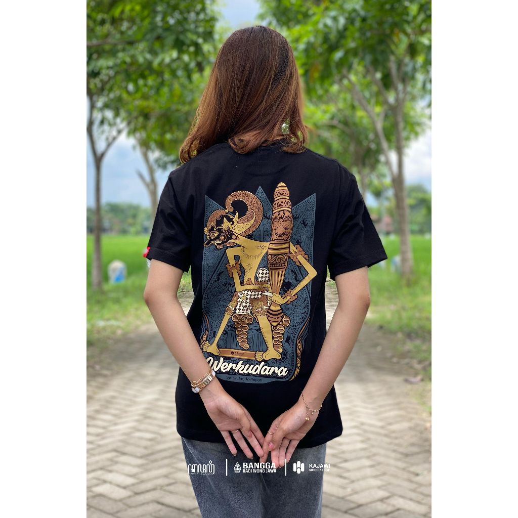 Jual Kajawi Kaos Wayang Raden Werkudara Baju Distro Budaya Wayang Bima ...