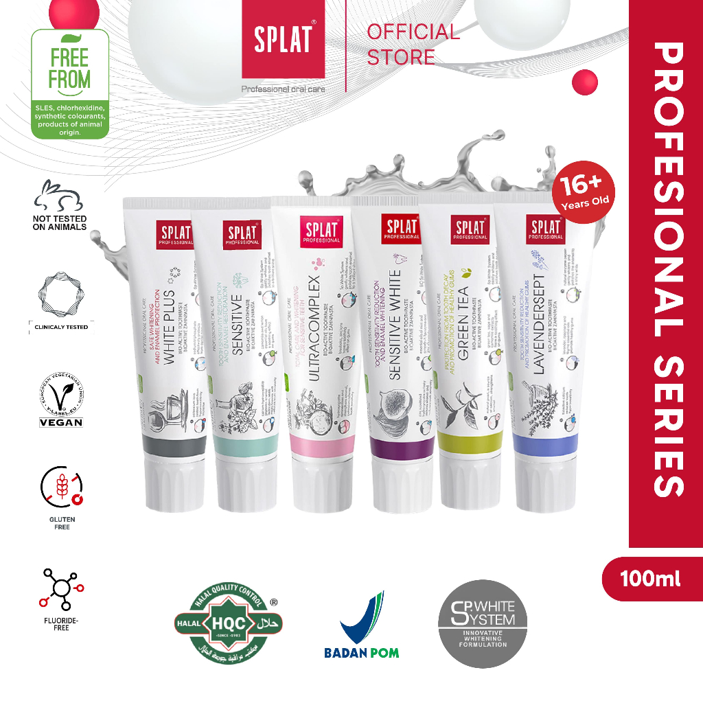 Jual SPLAT Professional Series 100ml All Varian Toothpaste - Pasta Gigi Untuk Gigi Sensitive dan ...
