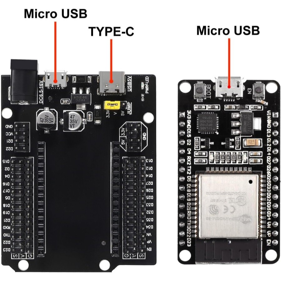 Jual ESP32U ESP32-U WROOM + Board ESP32 | Shopee Indonesia