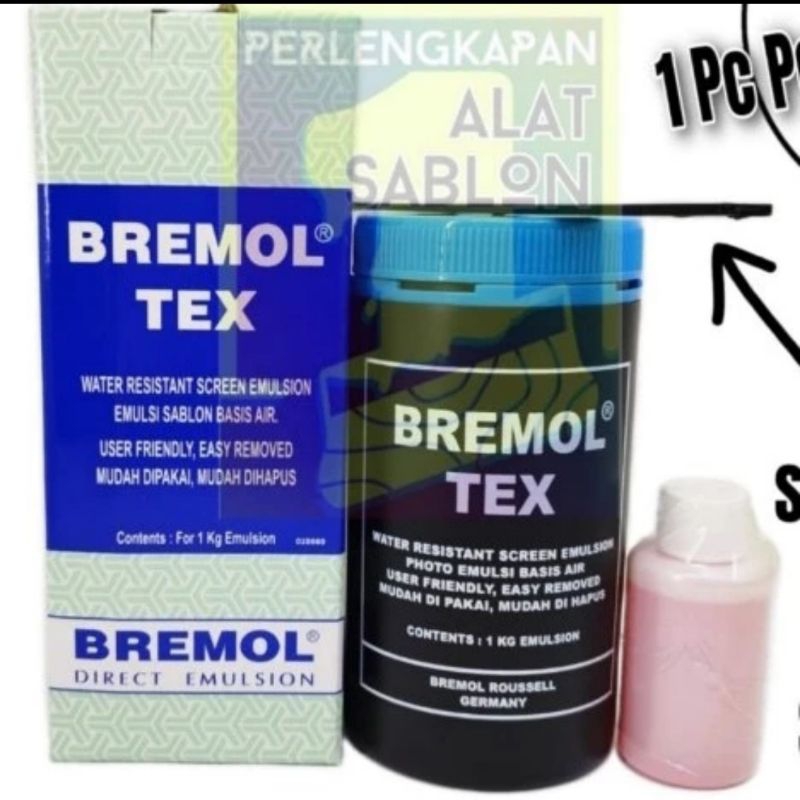 Jual BREMOL TEX BLUE 1KG AFDRUK SABLON | Shopee Indonesia