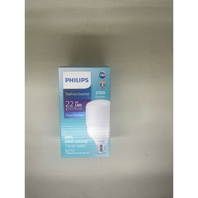 Jual PHILIPS True Force Essential LED 22w E27 6500K Putih Hemat Energi ...