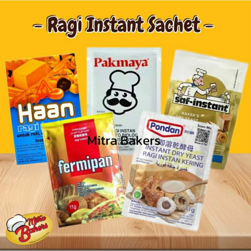 Jual RAGI SACHET & PACK ALL VARIAN ITEM (SAF-INSTANT,PONDAN,FERMIPAN ...