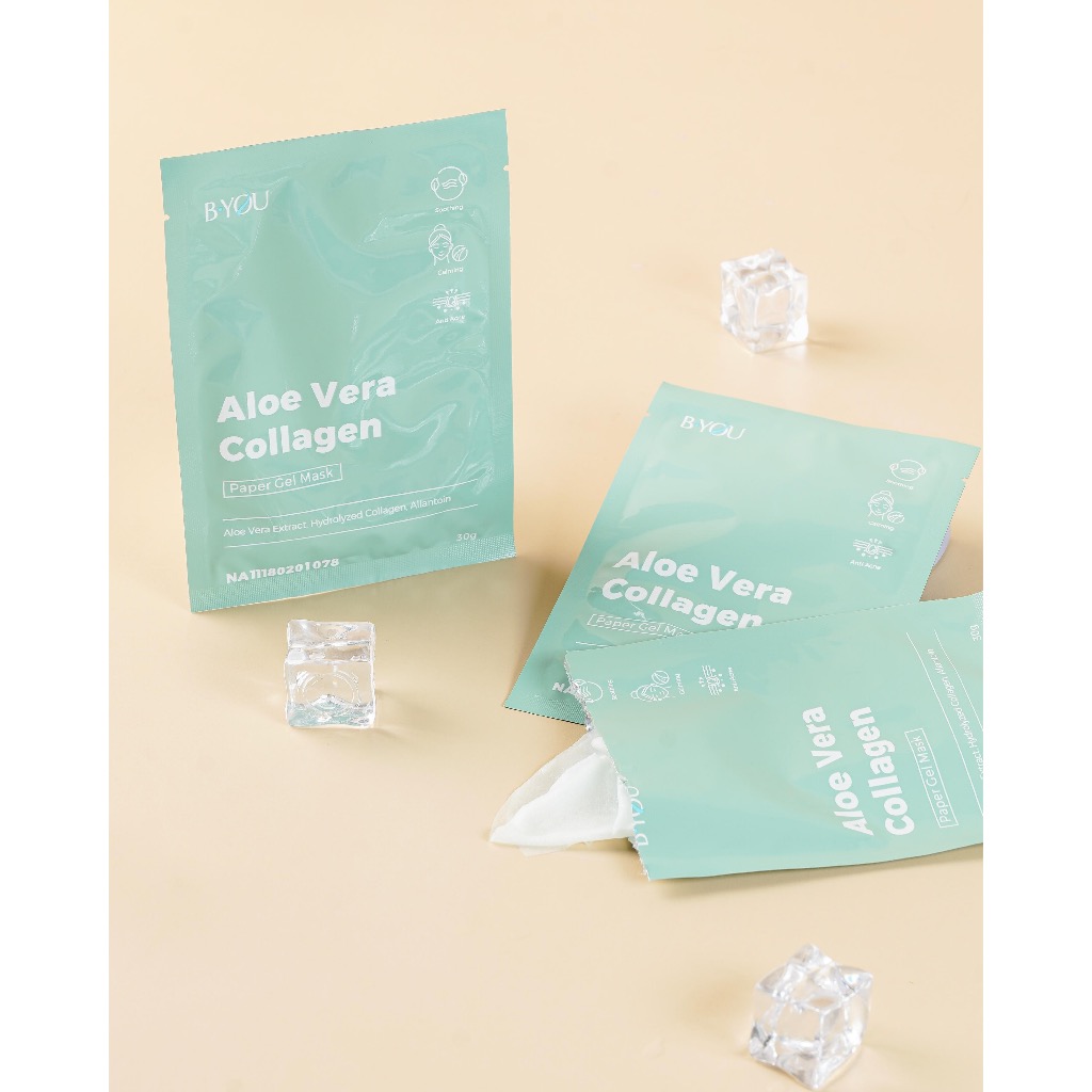 Jual BYOU Aloe Vera Paper Gel Mask | Shopee Indonesia