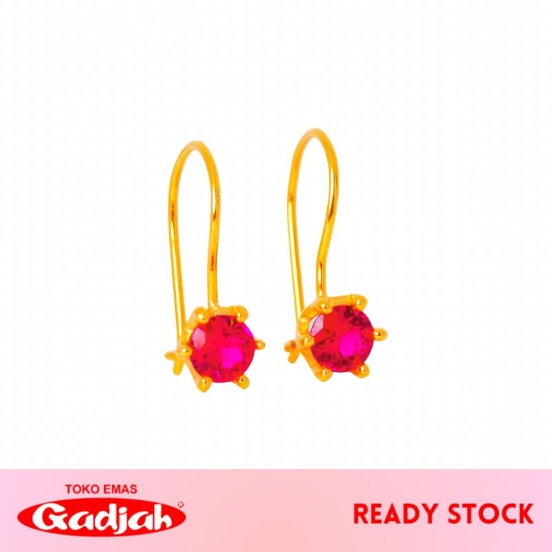 Jual Anting Emas Kawatan Solitaire Desi - Toko Emas Gadjah | Shopee ...