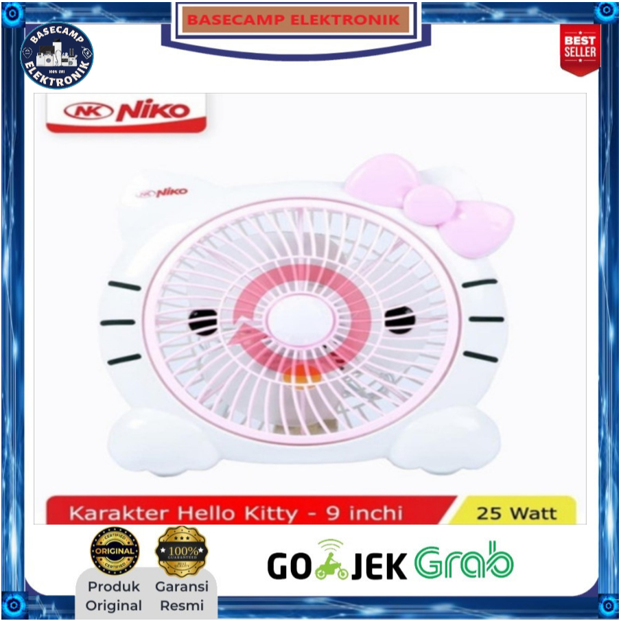 Jual NIKO NK-902 Kipas Angin Meja Karakter Hello Kitty Desk Fan 9" Inch ...