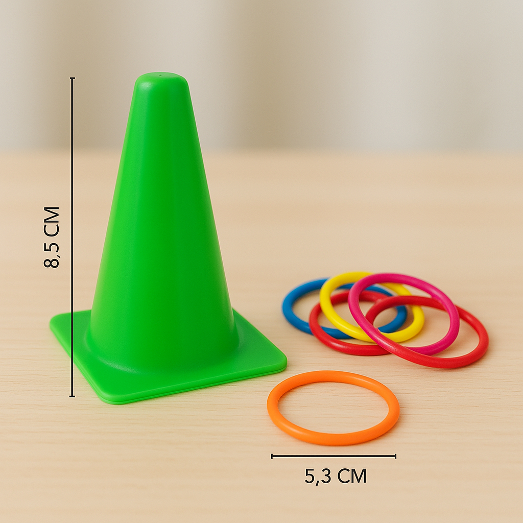 Jual Mainan MINI CONE RING/ lempar gelang mini / Mainan Lempar Cincin ...