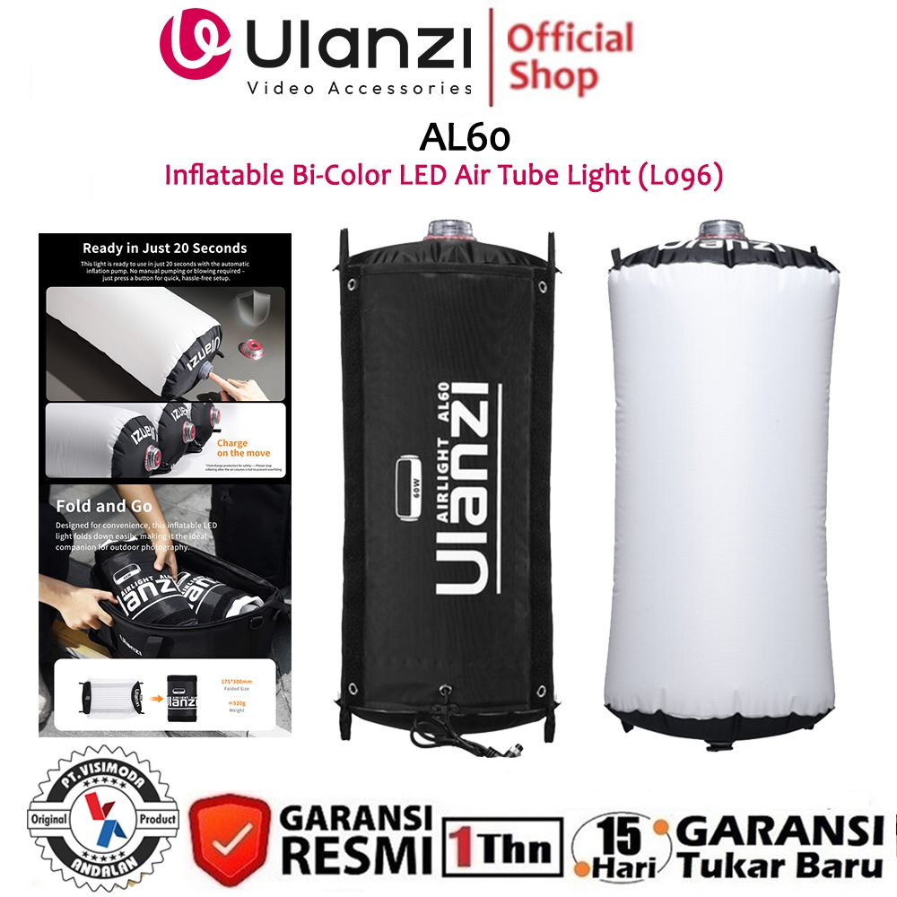 Jual Ulanzi AL60 Inflatable Bi-Color LED Air Tube Light (L096) | Shopee ...