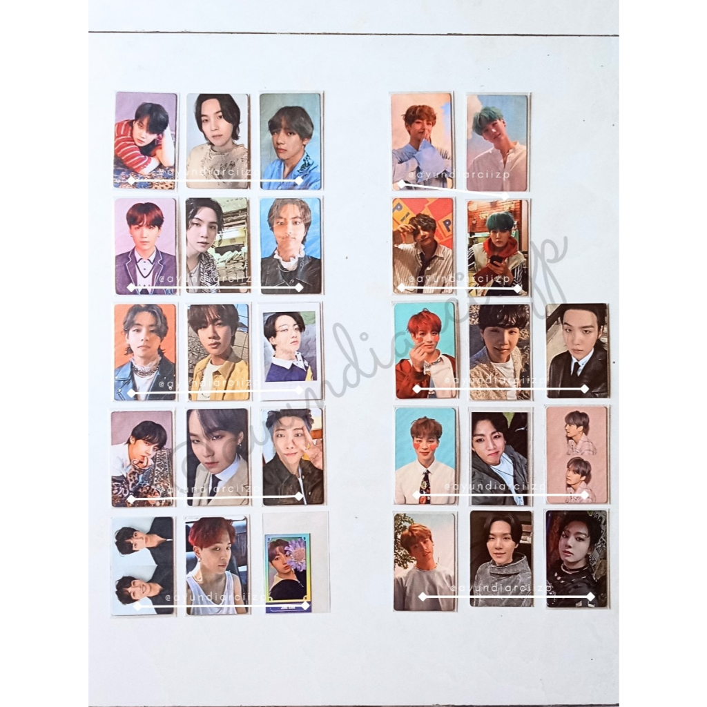 Jual [Official] BTS Album Photocard LY Her Tear Answer Persona Butter Dday RM Jin Suga Jhope ...