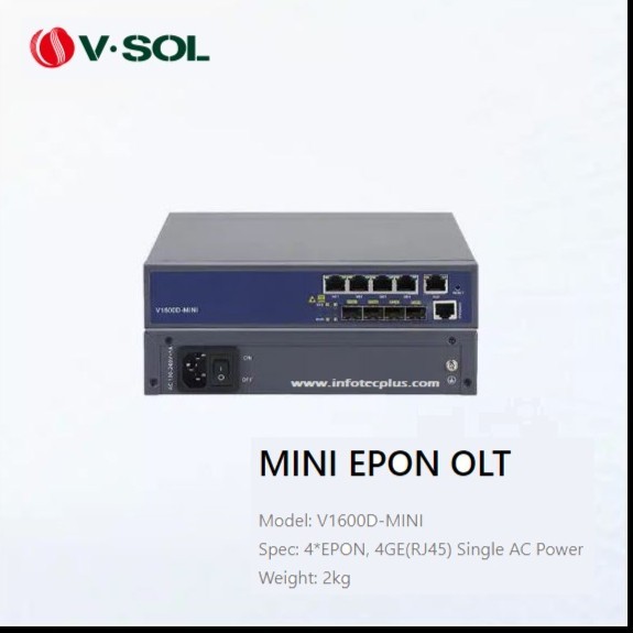 Jual OLT EPON VSOL V1600D Mini EPON OLT VSOL V1600D Mini 4*EPON-LN | Shopee Indonesia