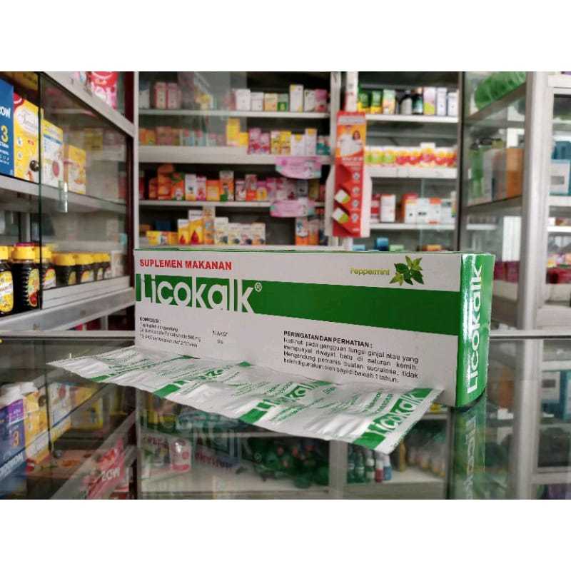 Jual LICOKALK 1 STRIP ISI 10 KAPLET | Shopee Indonesia