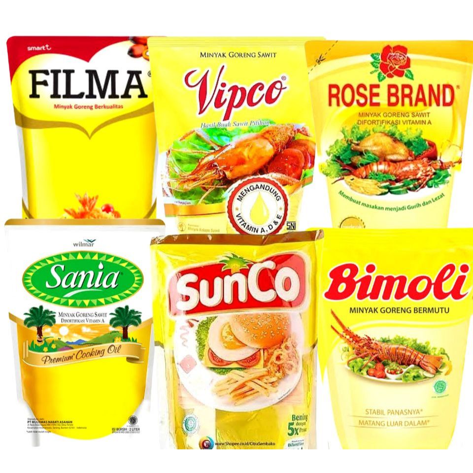 Jual MINYAK GORENG ROSE BRAND & SANIA & BIMOLI & FILMA & SUNCO 2L ...