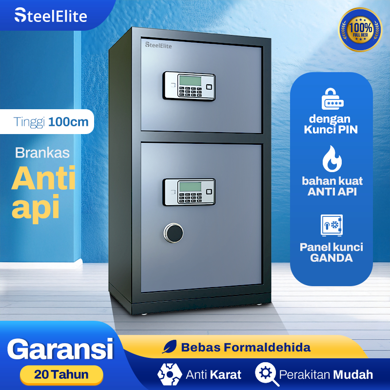 Jual STEEL ELITE Brankas Tahan Api Brankas Tahan Air Digital 100 ...