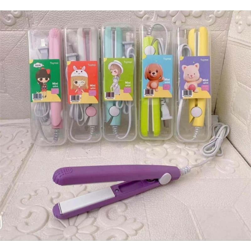 Jual Catokan Mini Alat Catok Rambut Kimier 2 in 1 Karakter Lurus ...