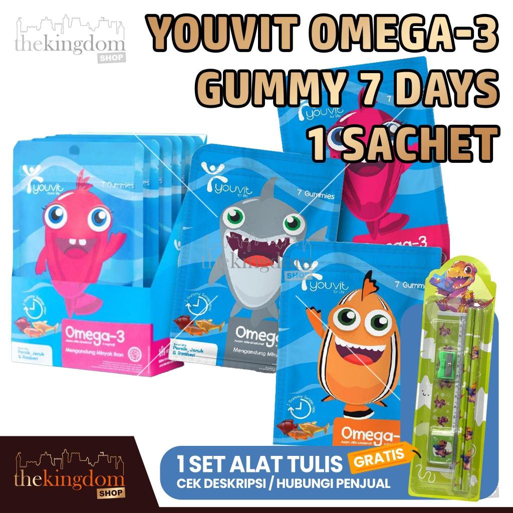 Jual Youvit Omega-3 Gummy Kids 7 Days Day Hari Suplemen Vitamin Anak ...