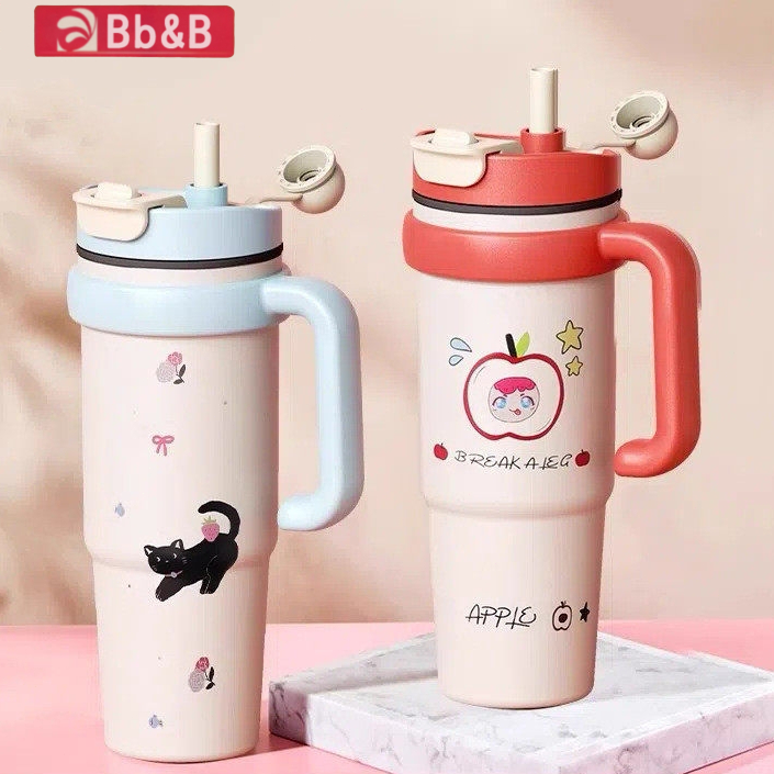 Jual Bb&B-264 Tumbler 1 Liter 316 Stainless Botol minum 1000ml lucu BPA ...