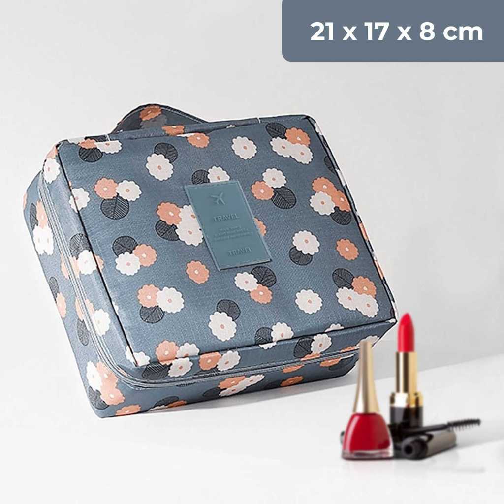 Jual Cassiey Tas Kosmetik Sabun Toiletry Travel Bag Organizer 21x17x8cm ...