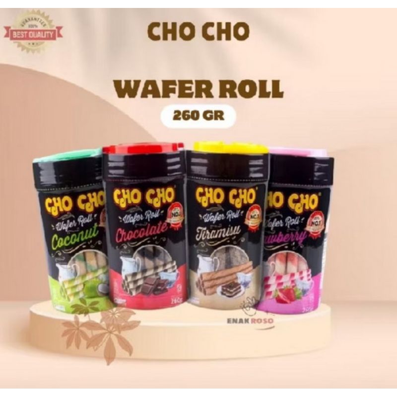 Jual Choco wafer roll 260 g /astor rasa coklat Strobery choconut ...