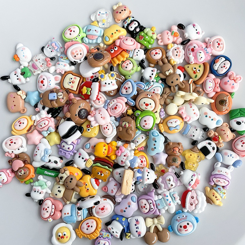 Jual Mini Resin Clay Karakter Isi 10 pcs Lucu Kualitad Terbaik Cocok ...