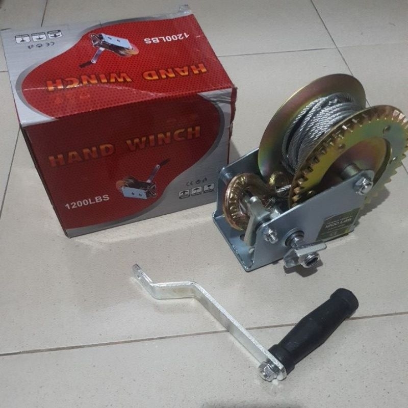 Jual Hand Winch Boat Winch Katrol Manual 1200lbs 2500lbs Katrol ...
