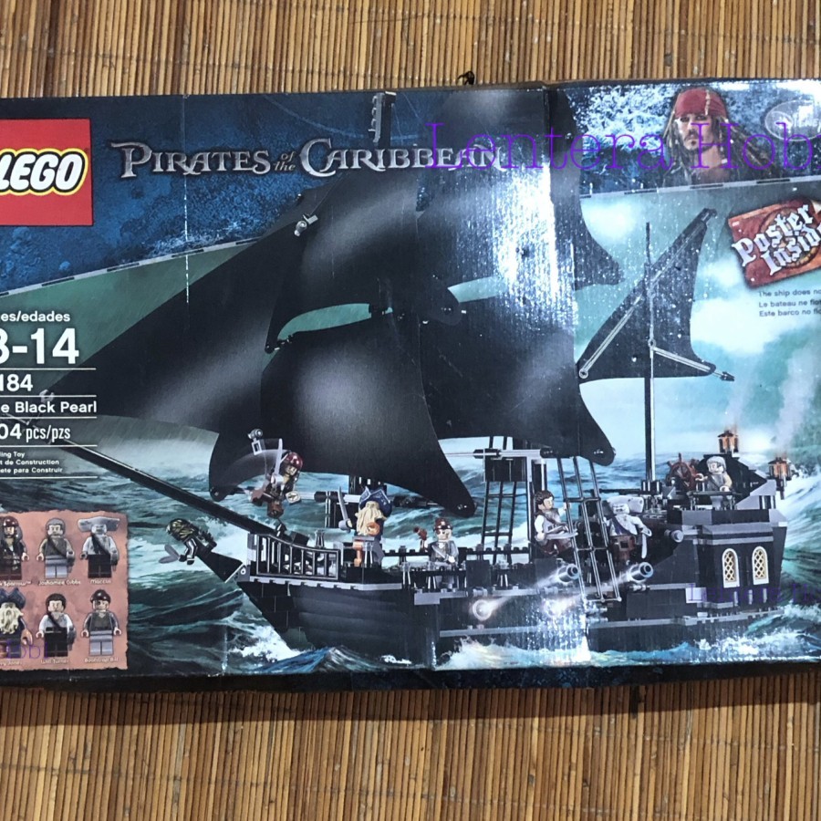 Jual LEGO 4184 Pirates of the Caribbean The Black Pearl Original ...