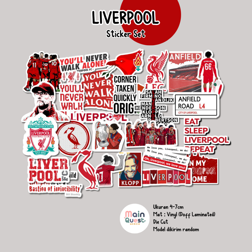 Jual Sticker Liverpool | Sticker Aesthetic / Sticker Tumblr / Sticker ...