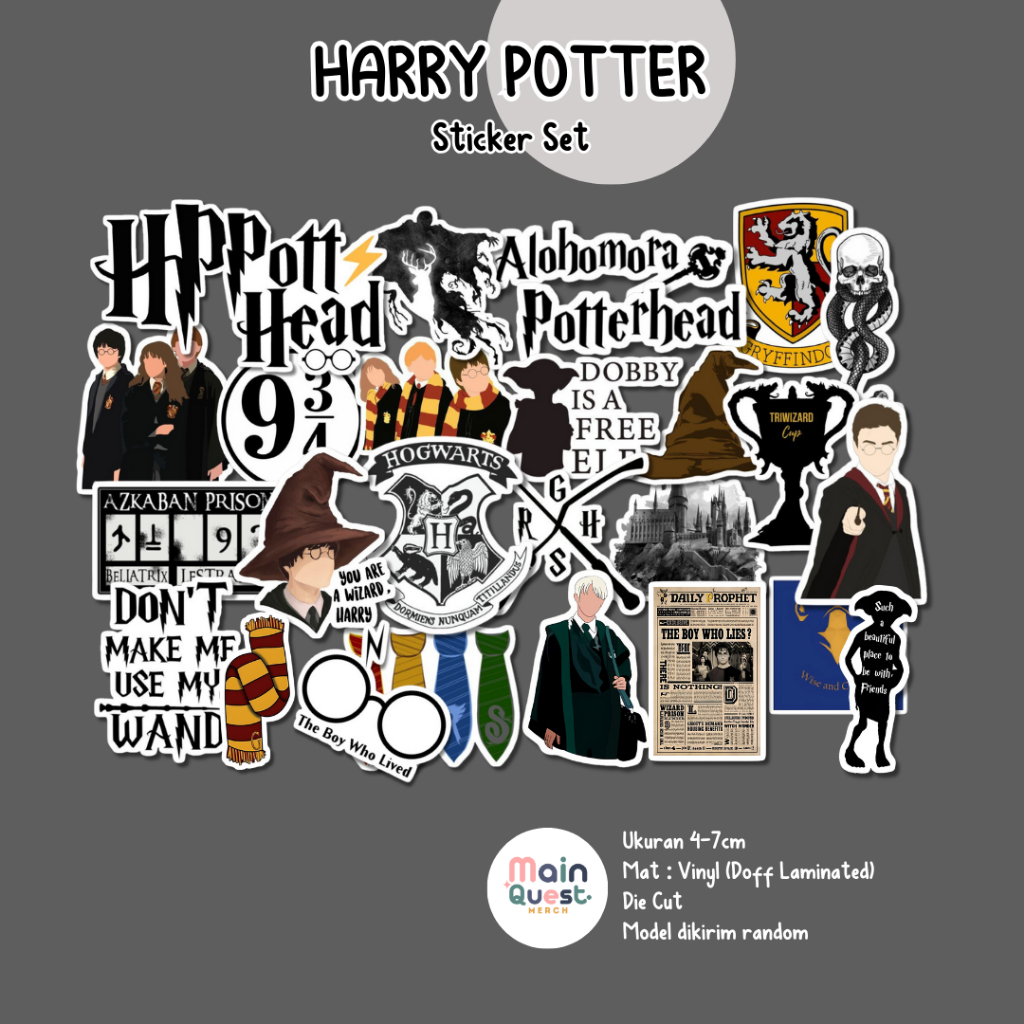 Jual Sticker Harry Potter | Sticker Aesthetic / Sticker Tumblr ...