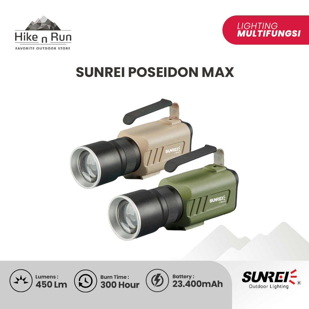 Jual Lampu Senter Jarak Jauh Sunrei Poseidon Max Flashlight Tembak ...