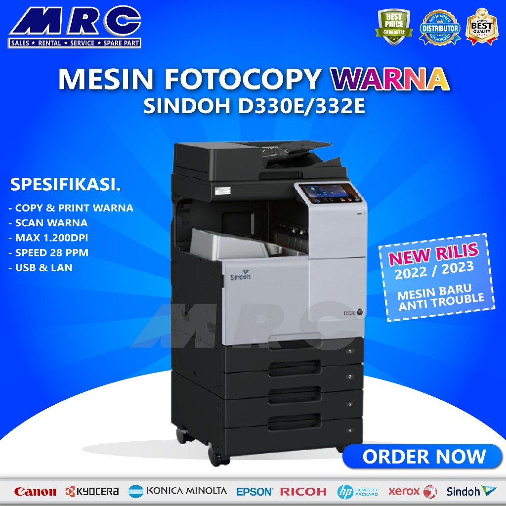 Jual MESIN SINDOH D332E A3 COLOR (NEW) | Shopee Indonesia