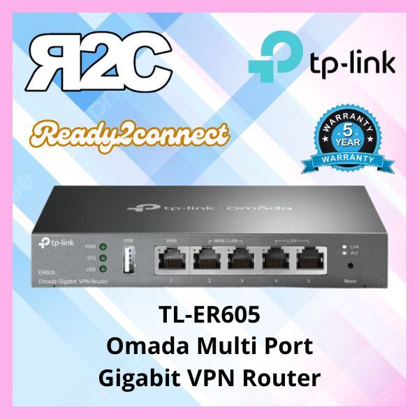 Jual TP LINK ER605 Omada Gigabit VPN Router | Shopee Indonesia