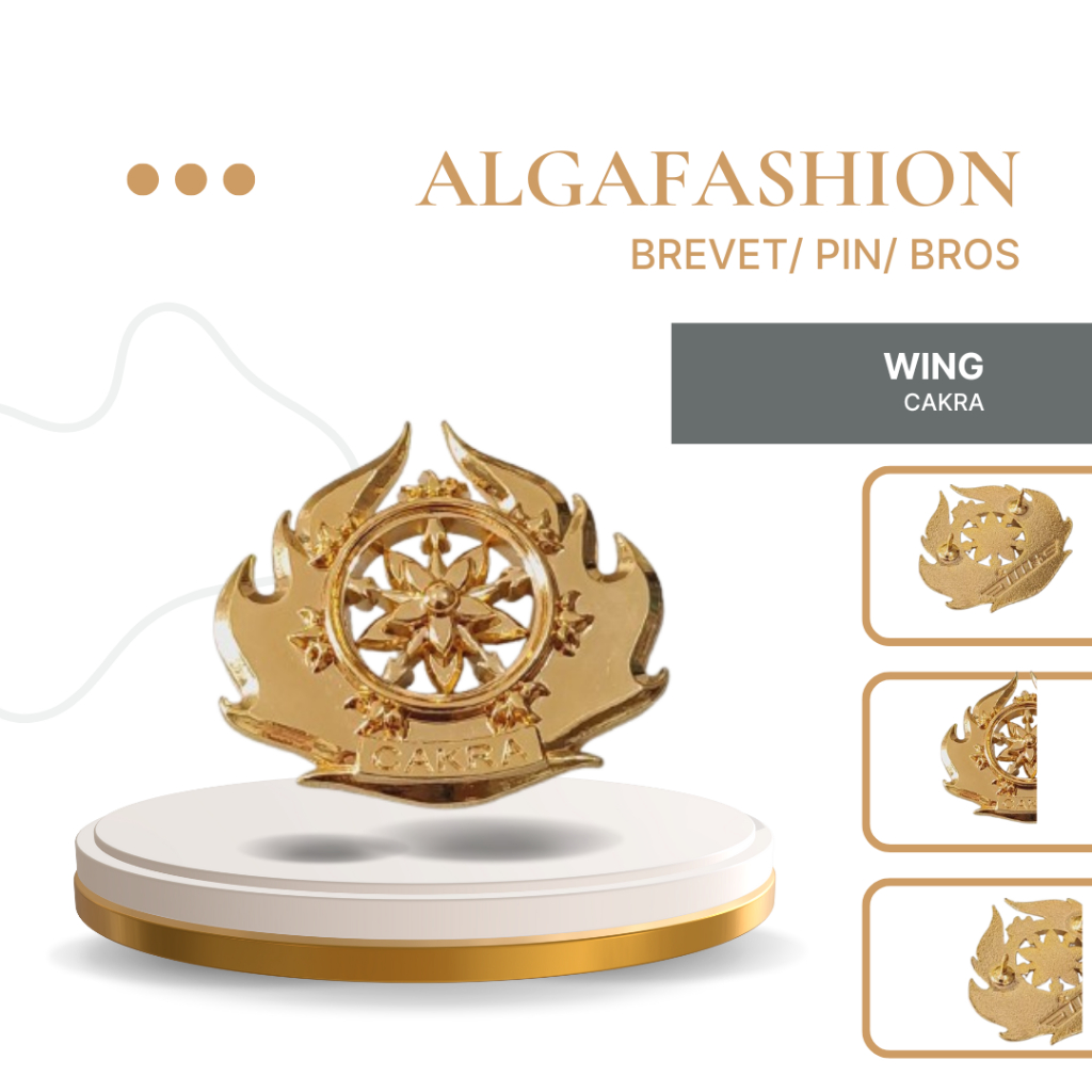 Jual WING CAKRA | Brevet Kualitas Premium | Brevet TNI/Pin/Bros ...