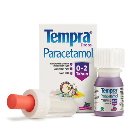 Jual Tempra Paracetamol Drop 0-2 Tahun/Tempra Sirup 60 ml/Tempra Forte ...