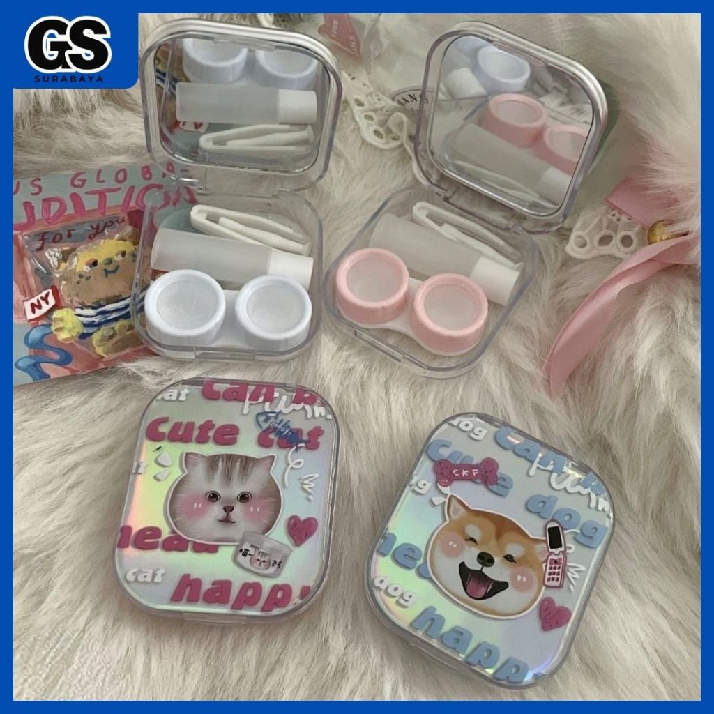 Jual KOTAK SOFTLENS PREMIUM HOLOGRAM / CASE SOFTLENS HOLOGRAM / 1 SET ...