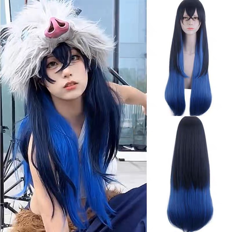 Jual Demon Slayer Kimetsu no Yaiba Hashibira Inosuke Cosplay Wig ...