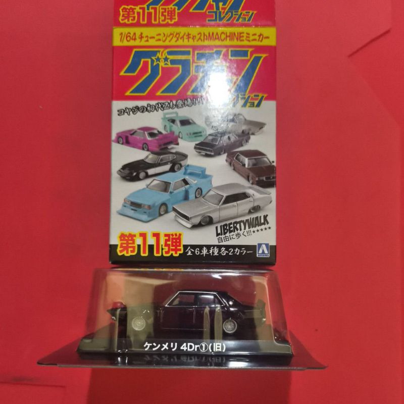 Jual 1/64 Aoshima Grachan Part 11 Nissan Skyline Kenmeri 4dr Sharknose ...
