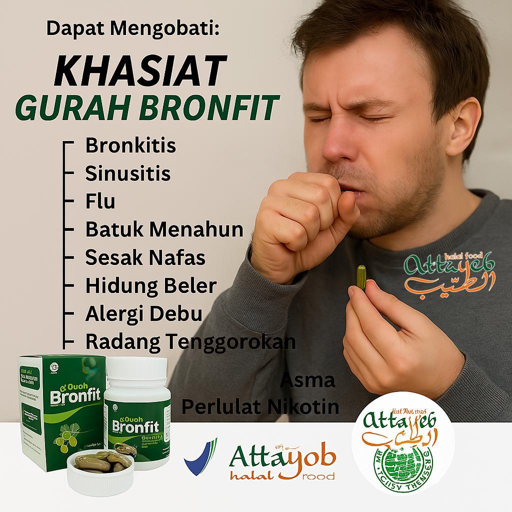 Jual Gurah BRONFIT Original Naturafit 50 kapsul Obat Herbal Asma Sesak ...