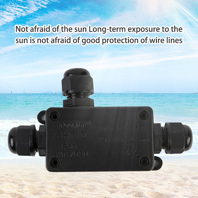 Jual Konektor Kabel Kotak Tahan Air Junction Box Connector Sambungan ...