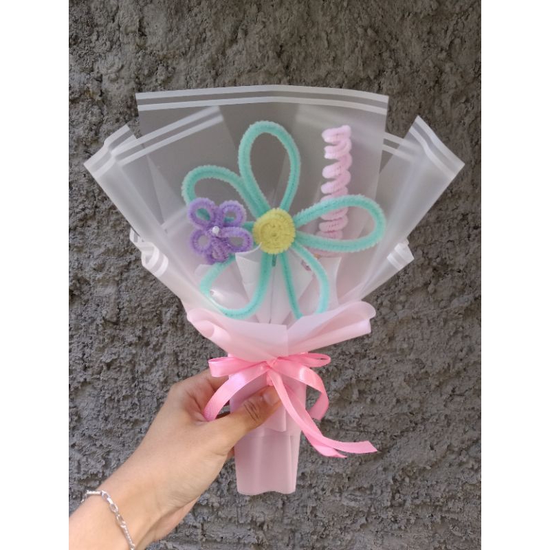 Jual Bucket bunga kawat bulu(PIPE CLEANER) | Shopee Indonesia