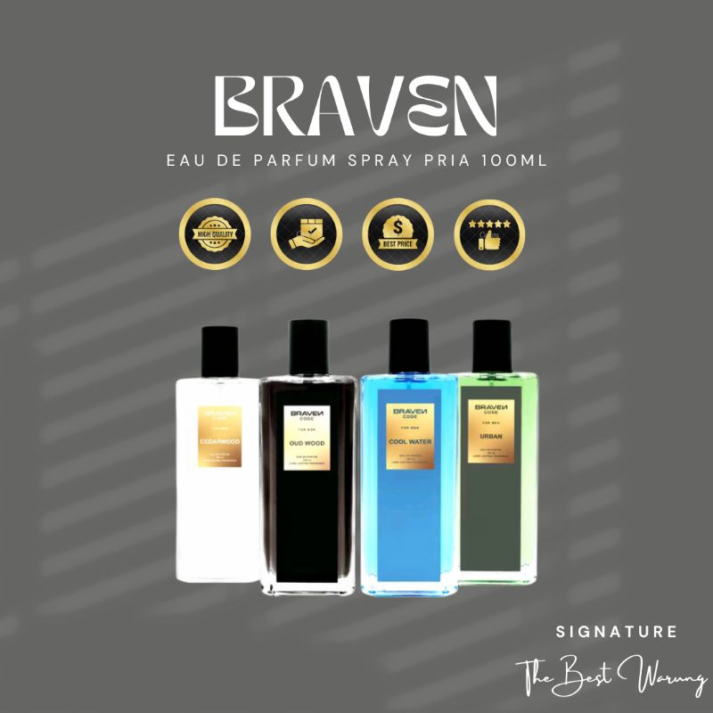 Jual [WarungA3] Braven Code Eau De Parfum | Parfum Pria BPOM Original ...