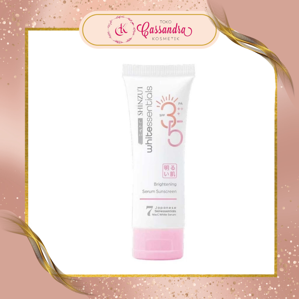 Jual SHINZUI WHITESSENTIALS BRIGHTENING SERUM SUNSCREEN SPF35 30ML ...