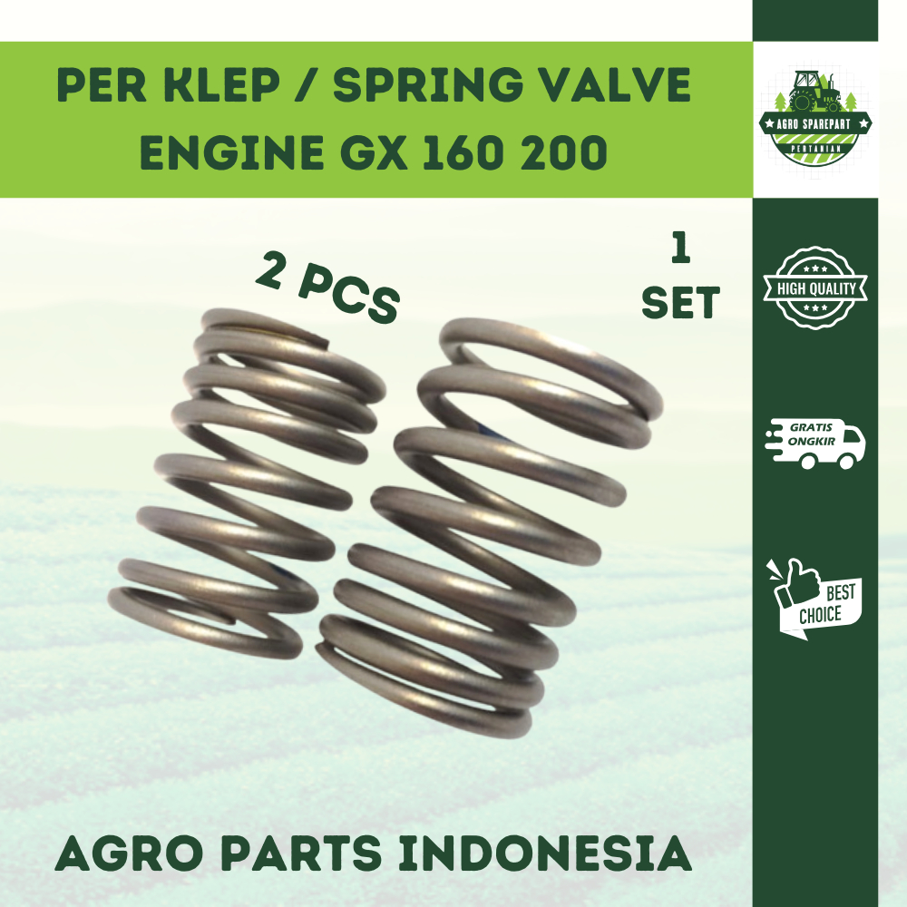 Jual Per Klep Spring Valve GX 160 200 Set Isi 2 Mesin Bensin Katinting ...