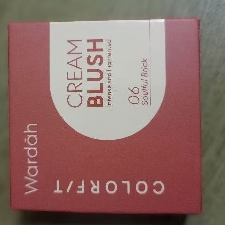 Jual WARDAH CREAM BLUSH COLORFIT SHADE NO. 6 Soulful Brick 3g | Shopee ...