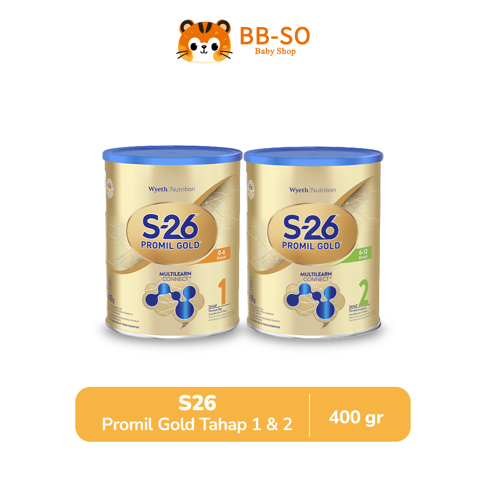 Jual S-26 Promil GOLD Tahap 1 & 2 Susu Formula Kemasan Kaleng 400 gr ...
