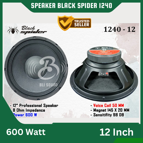 Jual SPEAKER BLACK SPIDER 12 INCH BLACKSPIDER 1240 12INCH BS 1240 FULL ...