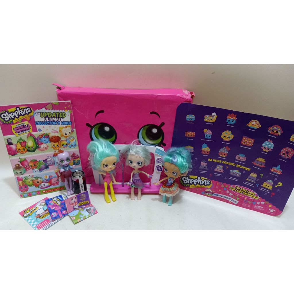 Jual Set shopkins shoppies zoe zoom selfie stopover figure kindi kids ...