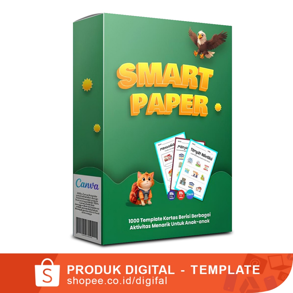 Jual 1000 Template Canva Untuk Membantu Belajar Anak TK & PAUD - SMART ...